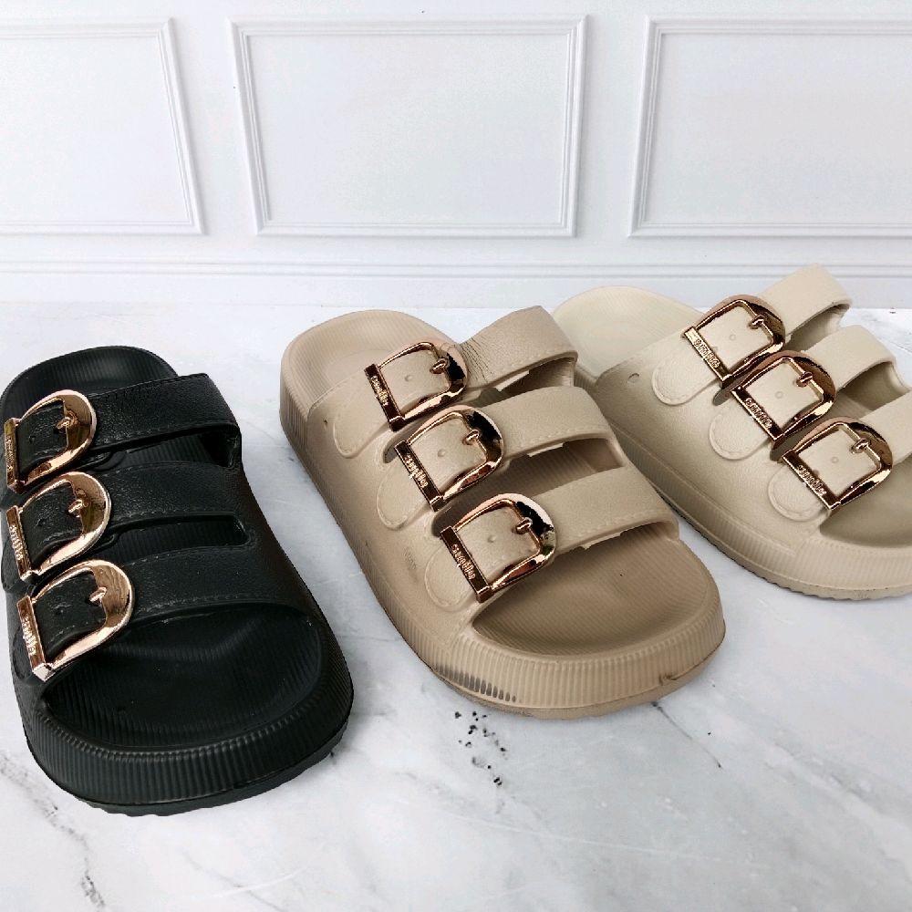 Jual Sendal Selop perempuan nyaman#sandal slop gesper wanita kekinian# ...