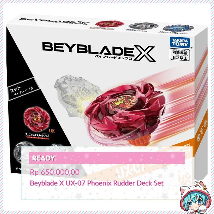 Jual Beyblade X UX-07 Phoenix Rudder Deck Set | Shopee Indonesia