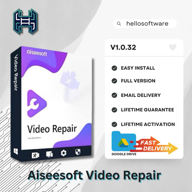 Jual Aiseesoft Video Repair 1.0.32 Full Version (Versi Terbaru ...