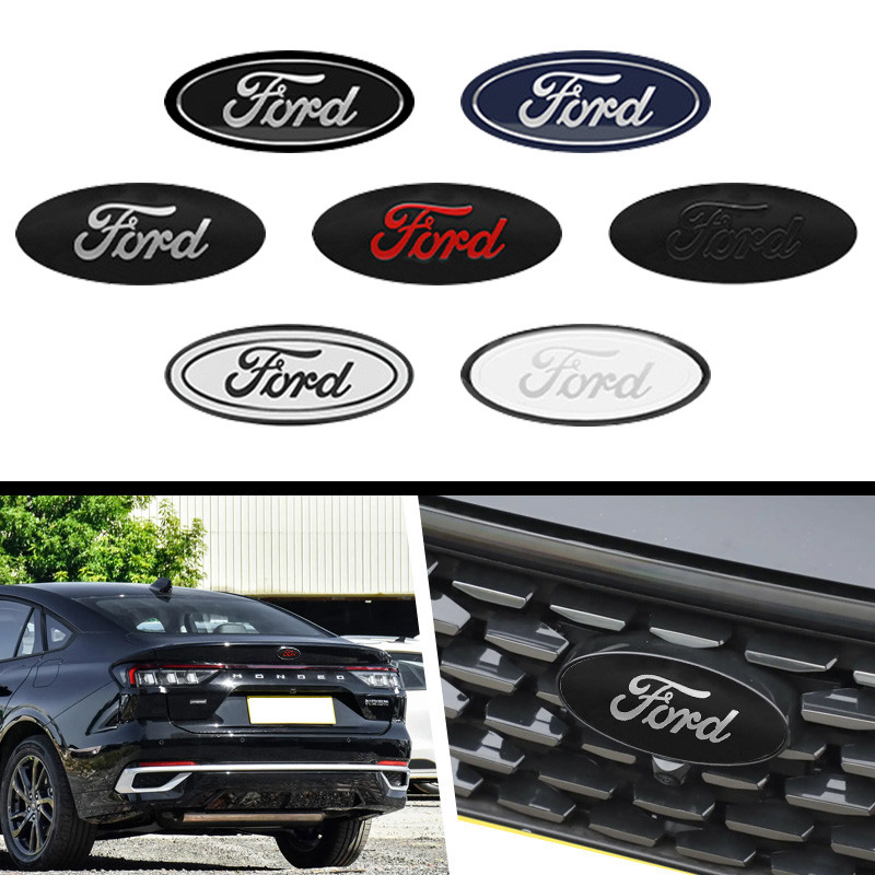 Jual Car Styling Front Hood Emblem Rear Trunk Badge Grille Logo Sticker ...