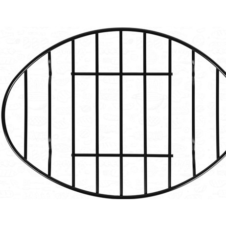 Jual AB33-2 Pack Oval Roasting Rack - 12 Inch Black Cooling Rack With ...