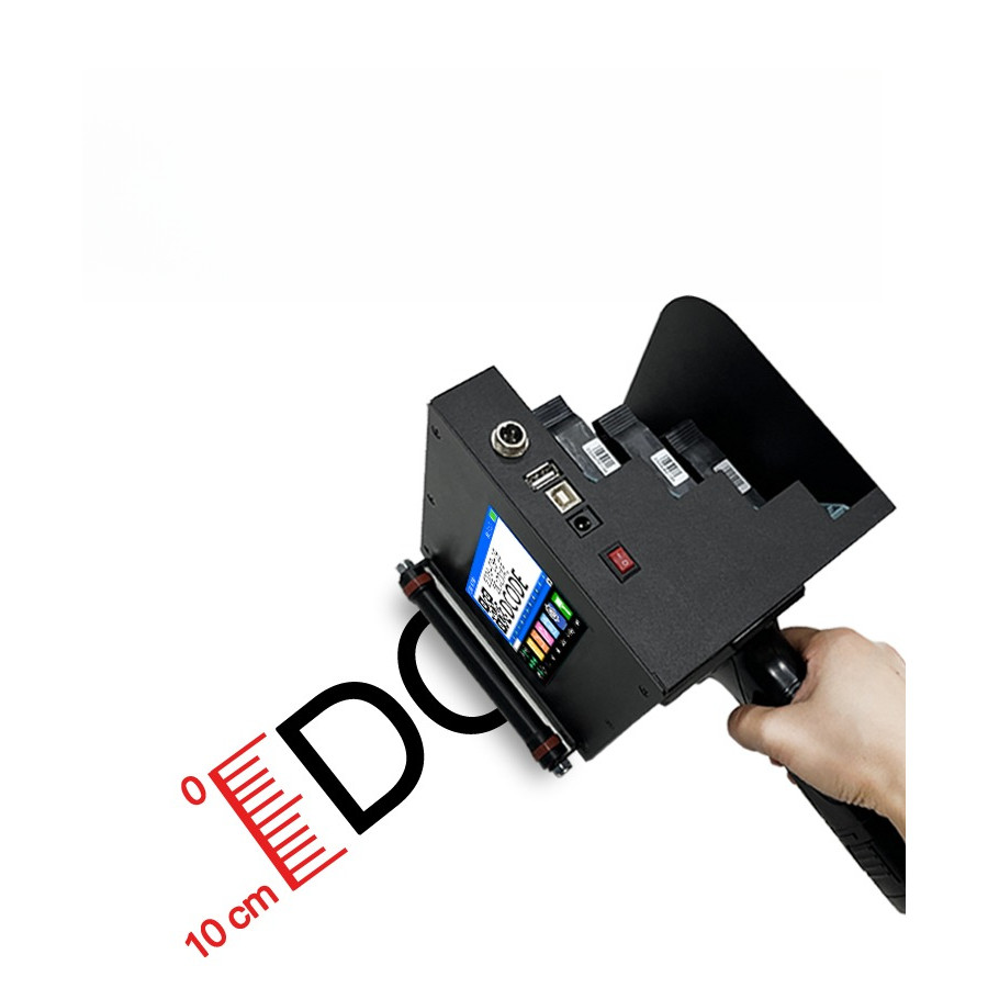 Jual DCODE 730PLUS 100mm Portable Handheld Thermal Inkjet Printer QR ...