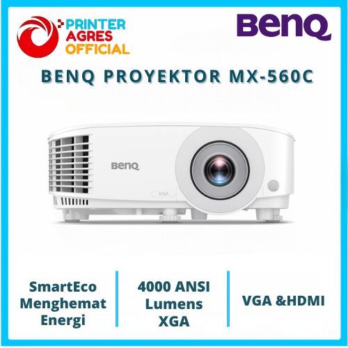 Jual BENQ PROYEKTOR MX560 4000 ANSI LUMENS WHITE XGA | PROJECTOR MX ...