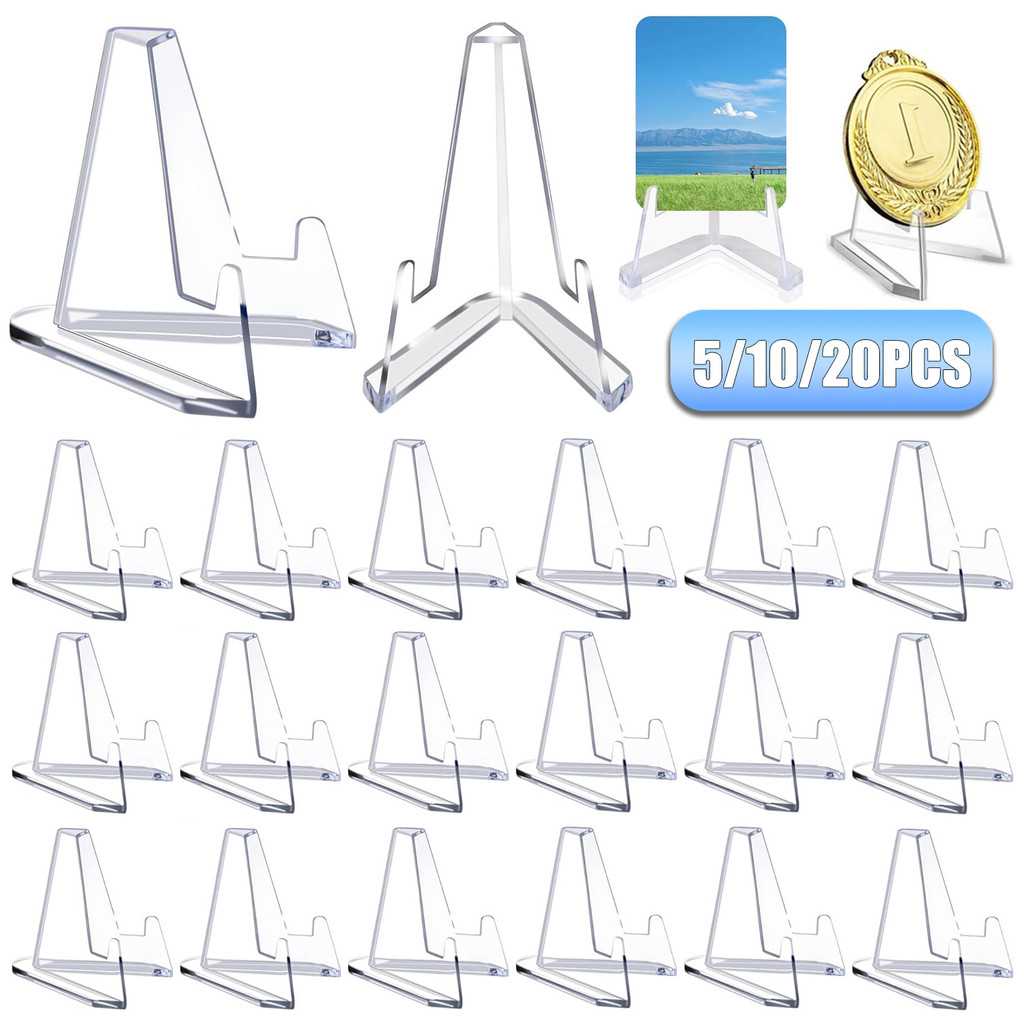 Jual Card Display Stand Card Stand Clear Acrylic Coin Display Easel ...