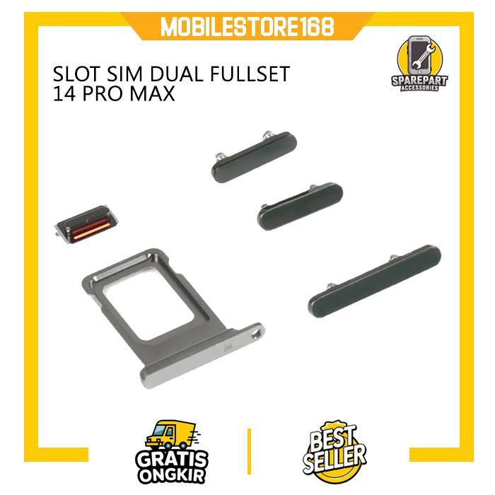 Jual Slot sim try dual fullset for 14 Promax original - BLACK | Shopee ...