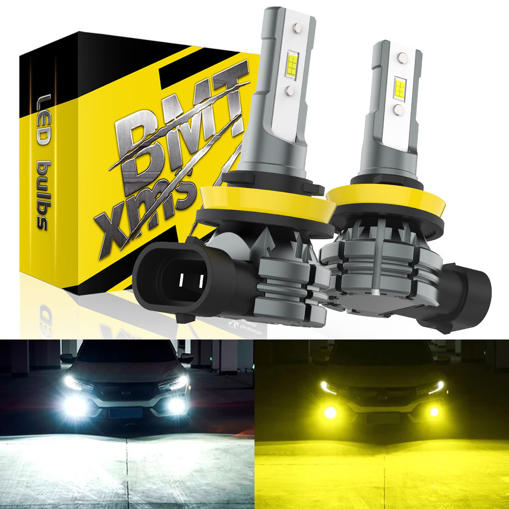 Jual BMTxms H8 H11 LED Fog Light Dual Color 9005 H10 9006 HB4 LED Bulb ...