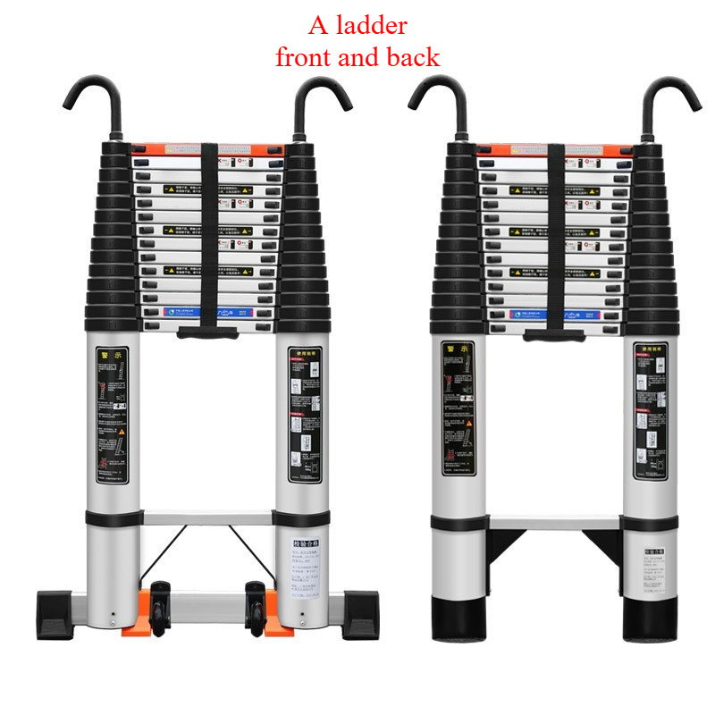 Jual Ladder with hook Stainless steel telescopic straight ladder ...