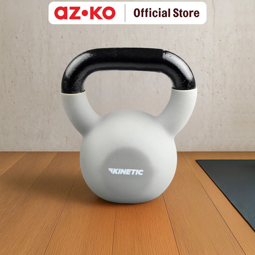 Jual AZKO Kinetic Neoprene Kettlebell Bola Barbel Dengan Pegangan Alat ...