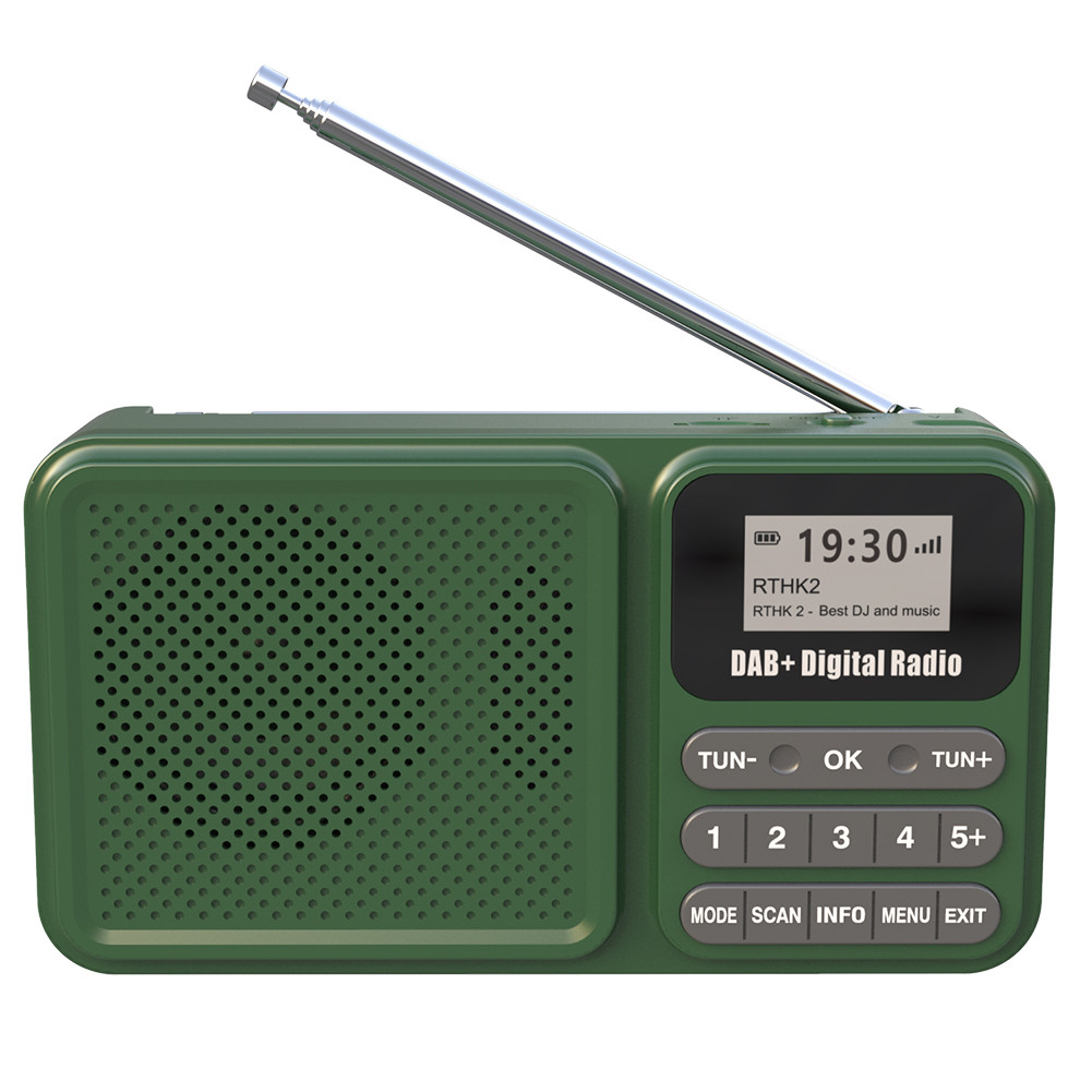 Jual C10 Digital Desk Alarm Clock DAB DAB+ FM Bluetooth Broadcasting ...
