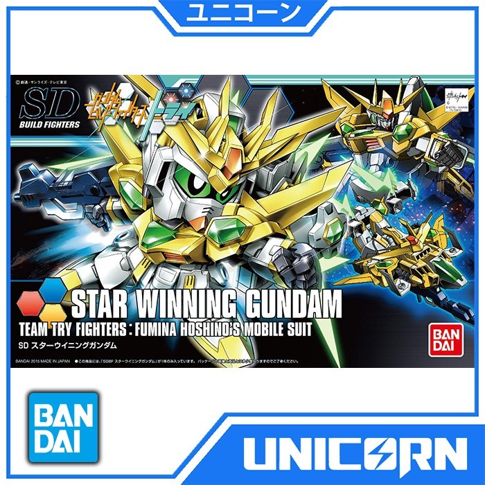 Jual SDBF Star Winning Gundam SD Gundam Build Fighters Try | Shopee ...