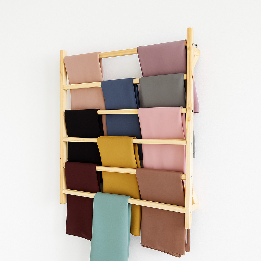 Jual Gantungan Jilbab Kayu Aesthetic Ladder Hanger Rak Kerudung Tempat ...