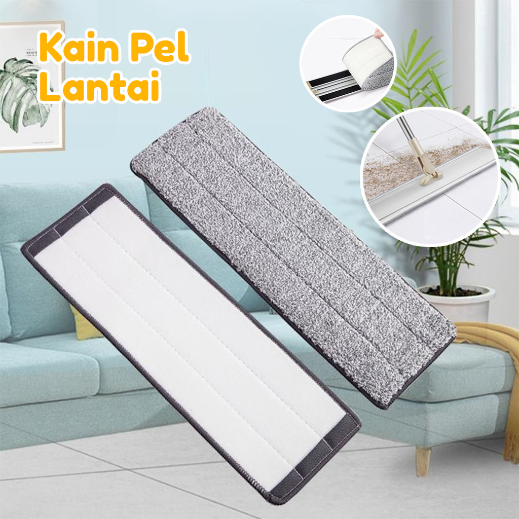 Jual 6562 Kain Pel Lantai 32 X 11 CM / Refill Spray Mop Microfiber ...