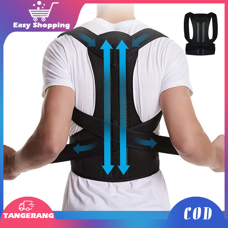 Jual Alat Biar Gak Bungkuk Posture Corrector Belt Alat Terapi Korset ...
