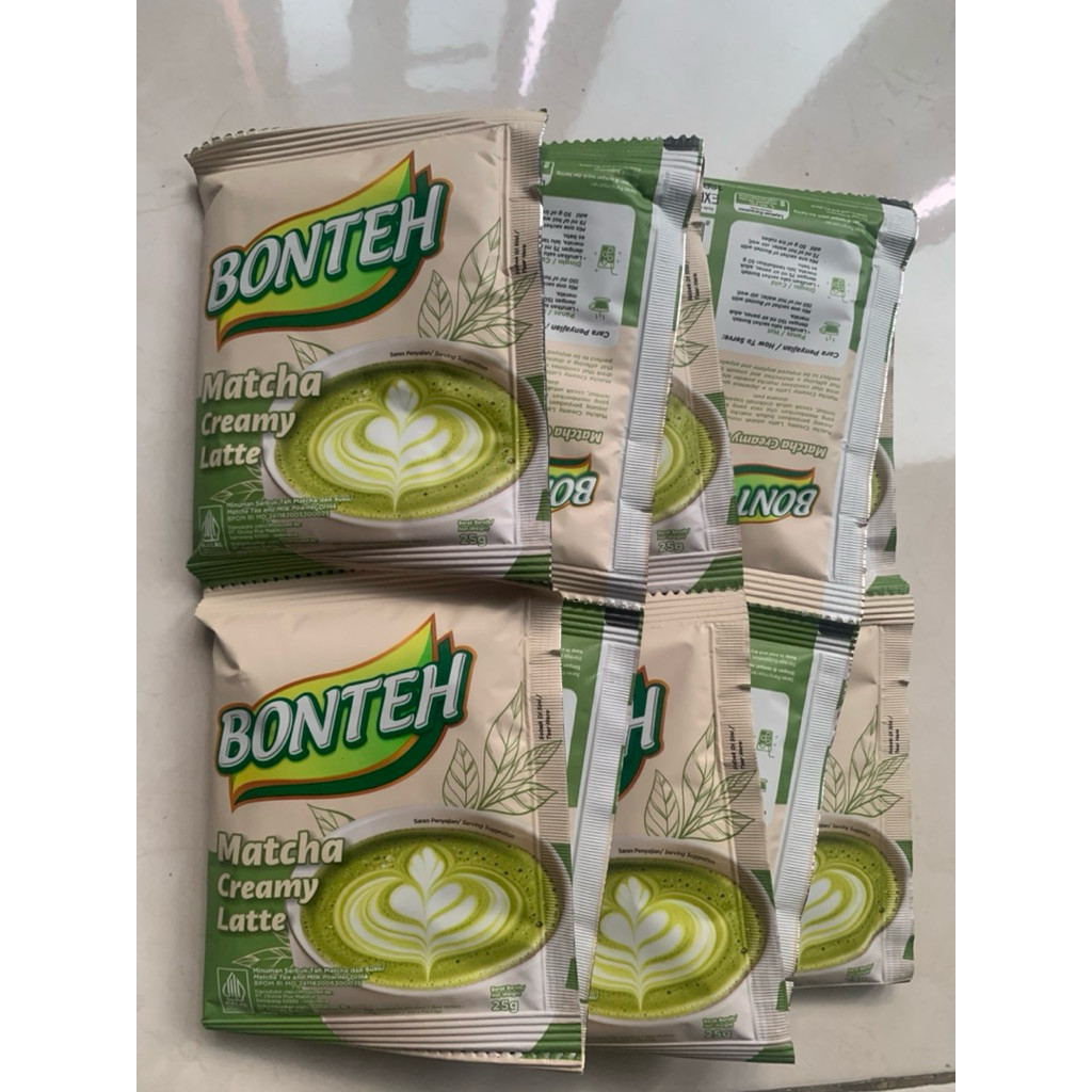 Jual Matcha Creamy Latte BONTEH 25g x 10 Pcs Minuman Matcha Latte ...