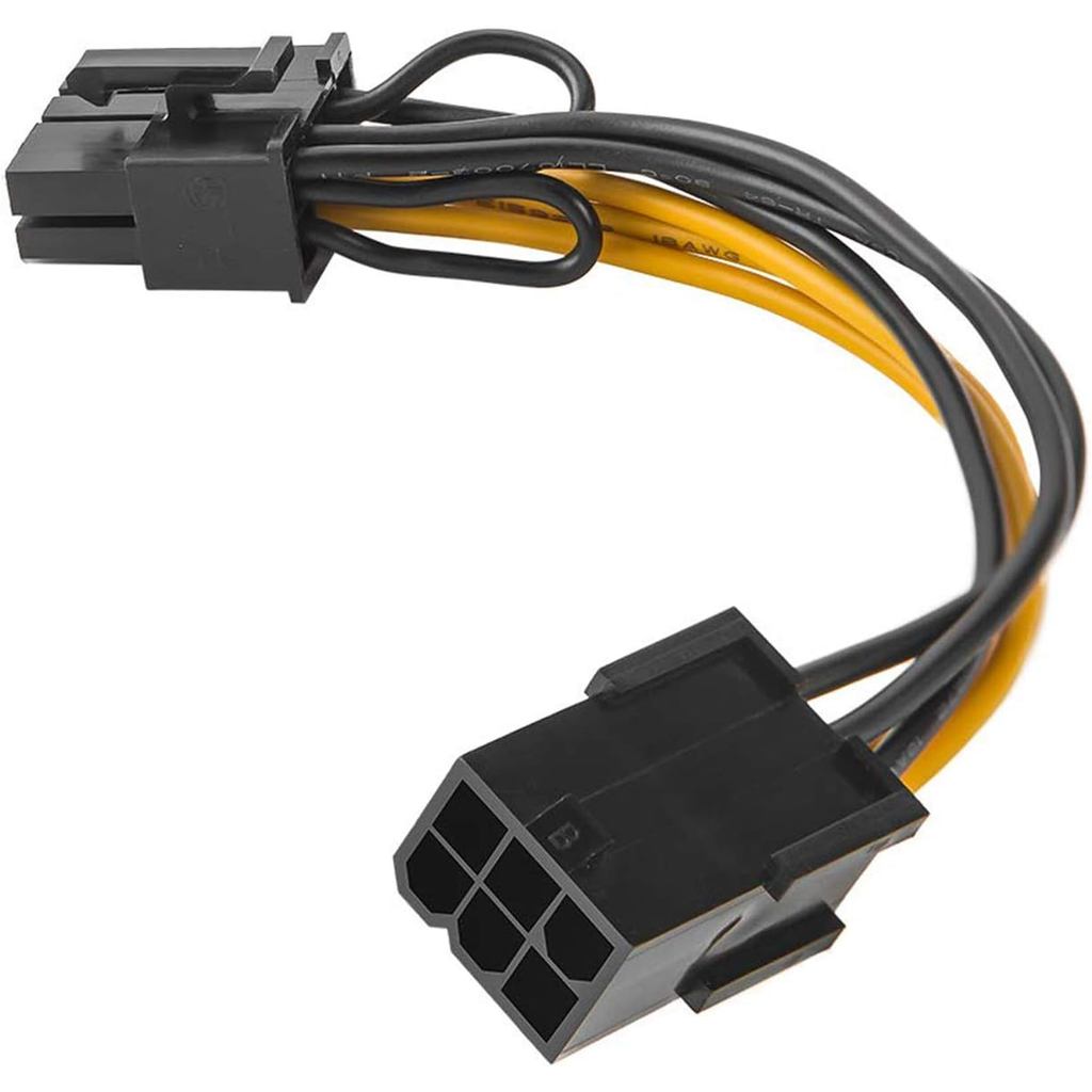 Jual Kabel Power VGA PCIE 6 pin Female to 8 pin Male 20cm PCI-E ...