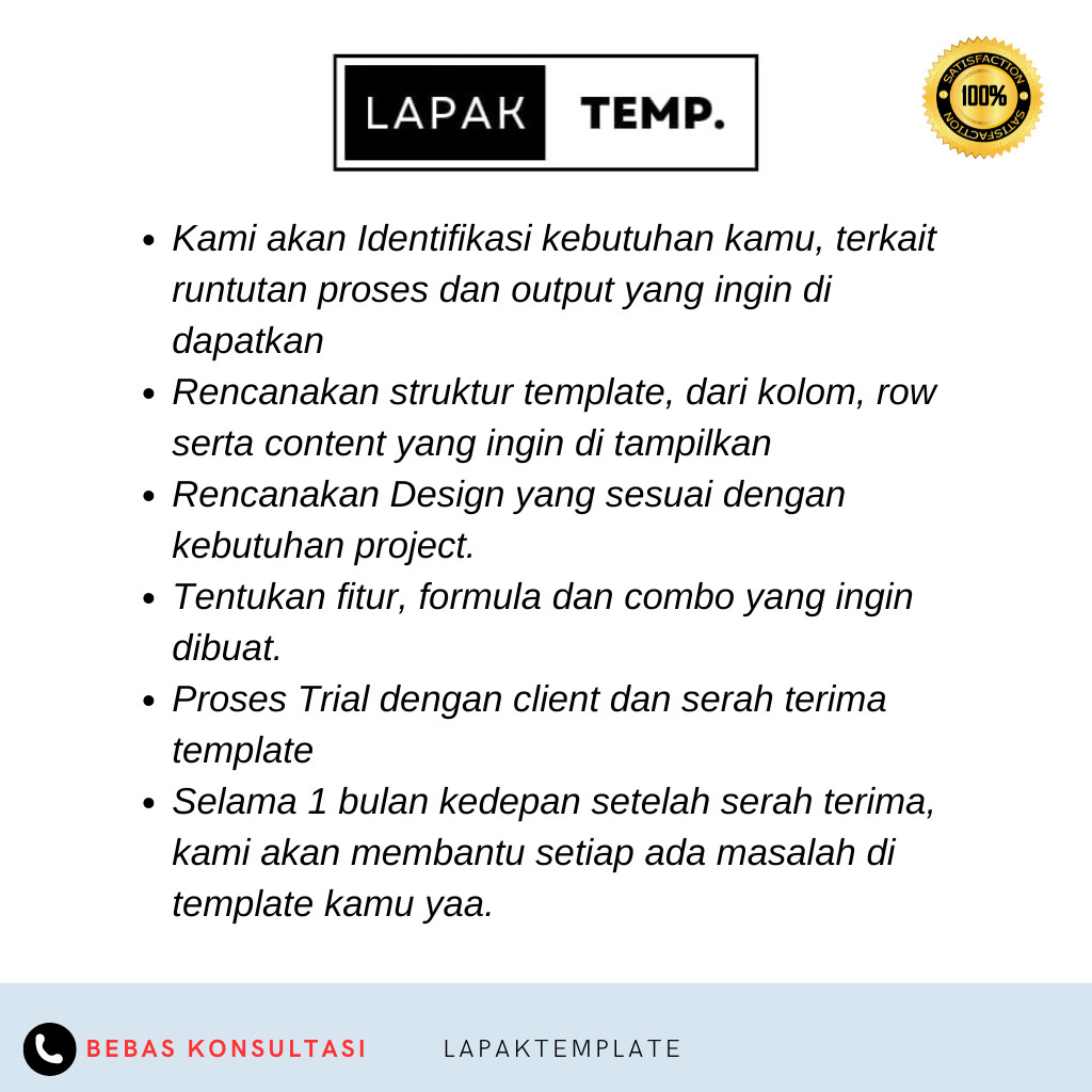 Jual Template Excel Custom Sesuai Kebutuhan - Project Based Excel ...