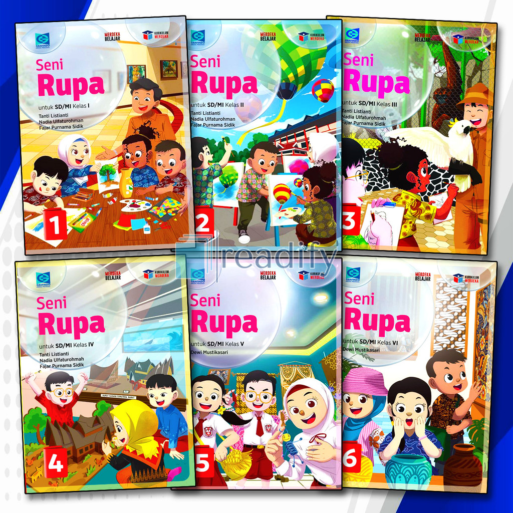 Jual Seni Rupa Kelas 1 2 3 4 5 6 SD/MI Grafindo Kurikulum Merdeka Revisi Terbaru | Shopee Indonesia