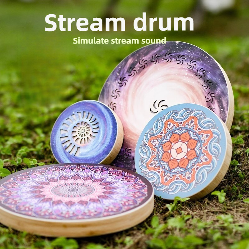 Jual Water Drum Yoga Meditation Onomatopoeia Healing Tool Nature Rain ...