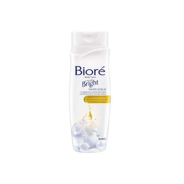 Jual BIORE BODY FOAM WHITE SCRUB BOTOL 220 ML | Shopee Indonesia