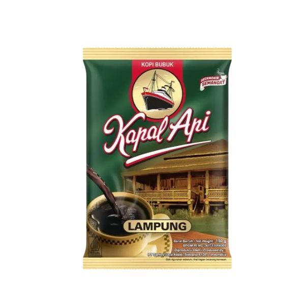 Jual KAPAL API COFFEE BUBUK LAMPUNG 150 GR | Shopee Indonesia