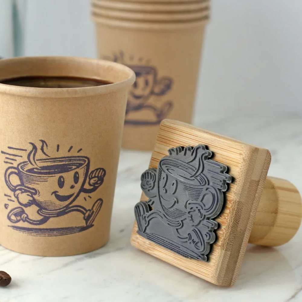Jual Personalized Wedding Stamp Wood Block Rubber Stamps Small Business ...