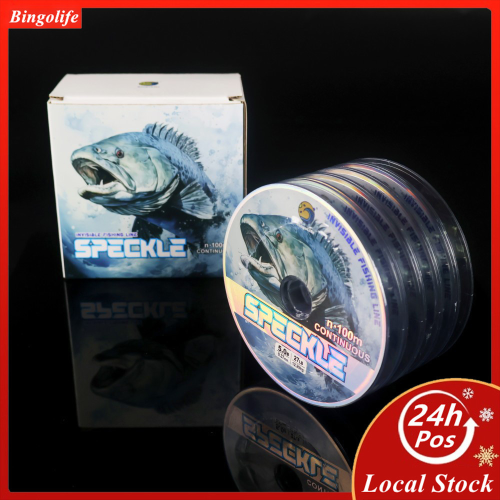 Jual Bingolife Senar Pancing Nilon Jerman - Silver Dot Coil 5x100m ...