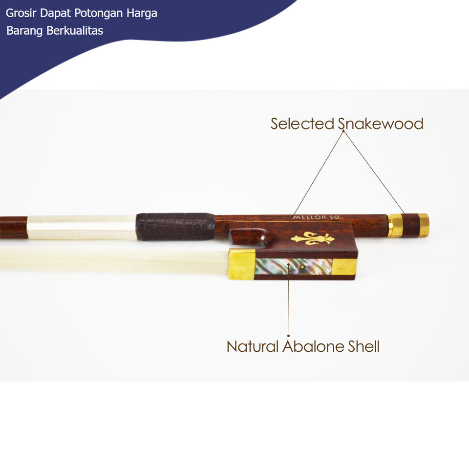Jual Carbon Fiber Violin Bow Pernambuco Performance Mellow and Sweet ...