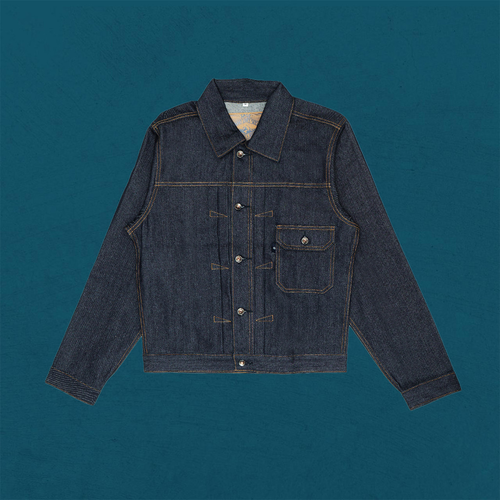 Jual Machinist Type I 14oz Deep Indigo Denim Jacket | Shopee Indonesia