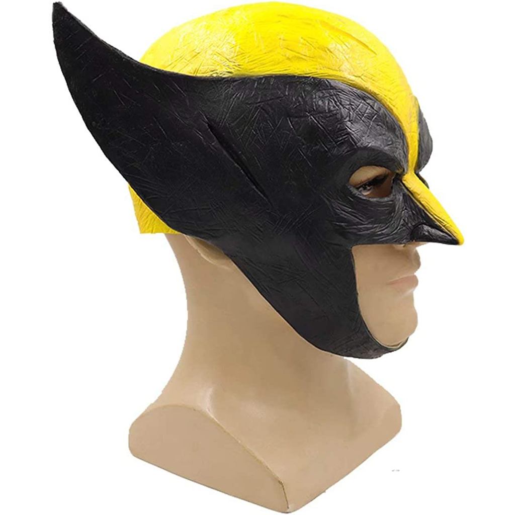 Jual Cafele Wolverine Mask James Howlett Latex Half Face Mask Movie ...
