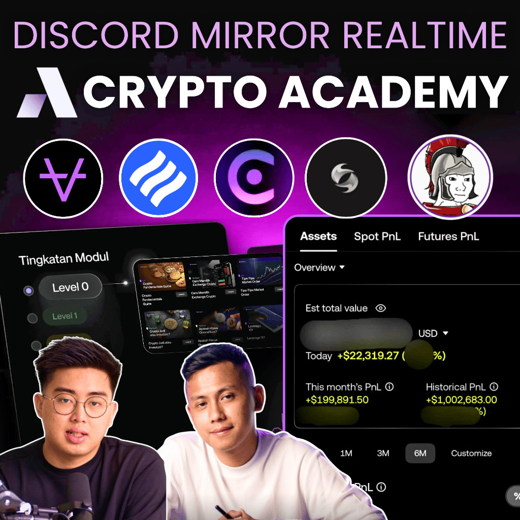 Jual DISCORD MIRROR AKADEMI CRYPTO, TRADE WITH SULI, CUAN TERUS, ICY TRADE, USDT SEEKER, DAILY ...