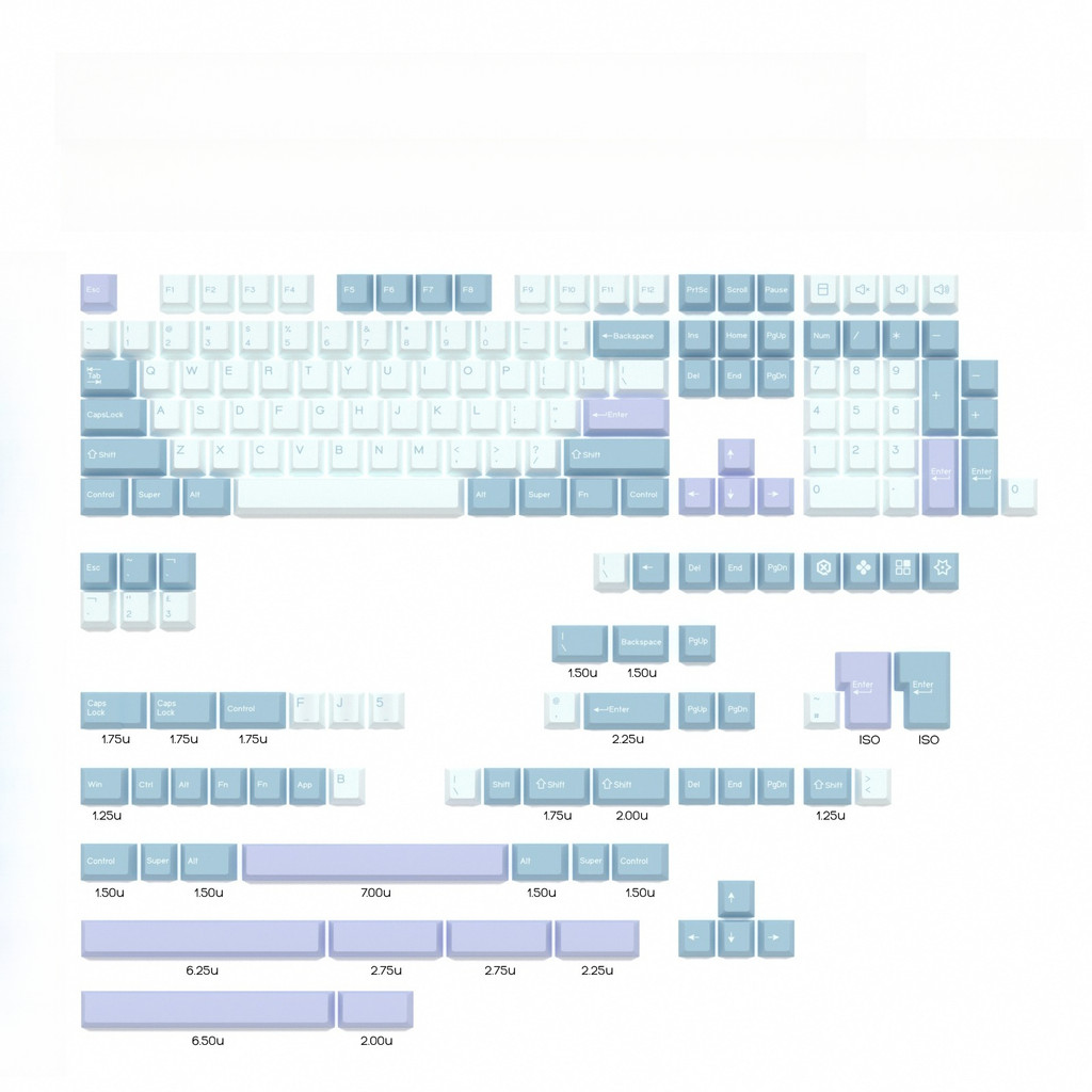 Jual KBDiy GMK Keycap Double Shot GMK Olivia Shoko Jamon WOB Red ...