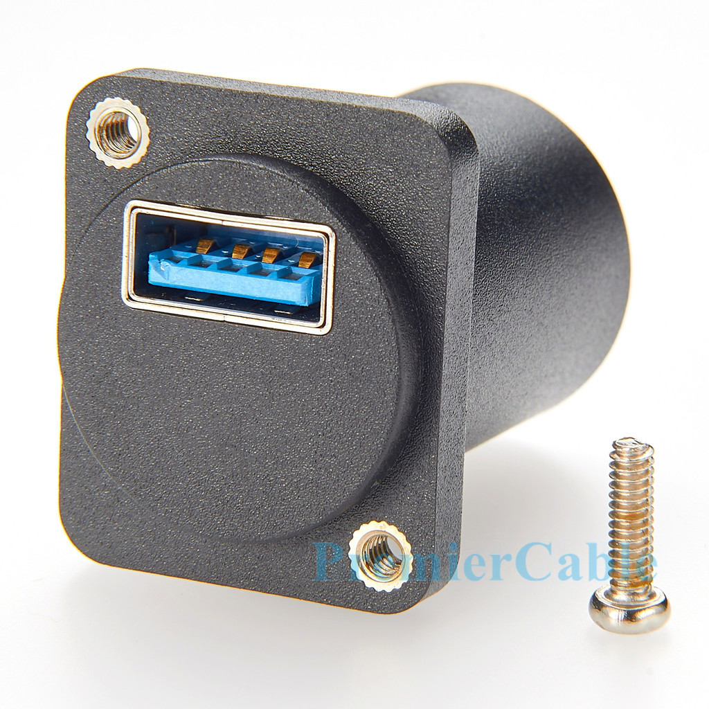 Jual D Type USB 3.0 B to USB 3.0 A Module Female Socket Chassis ...