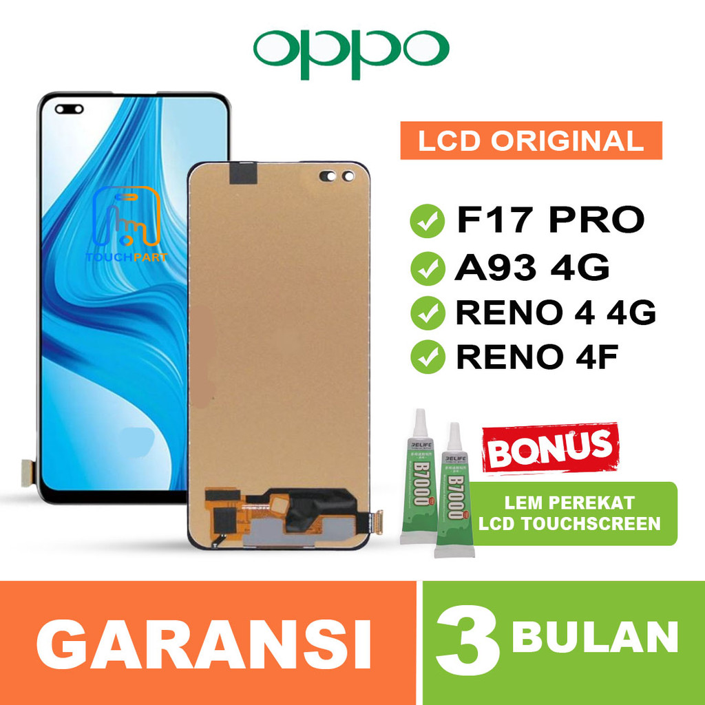 Jual LCD Oppo F17 Pro A93 4G Reno 4 4G Reno 4 5G Reno 4F Reno 4 Lite ...