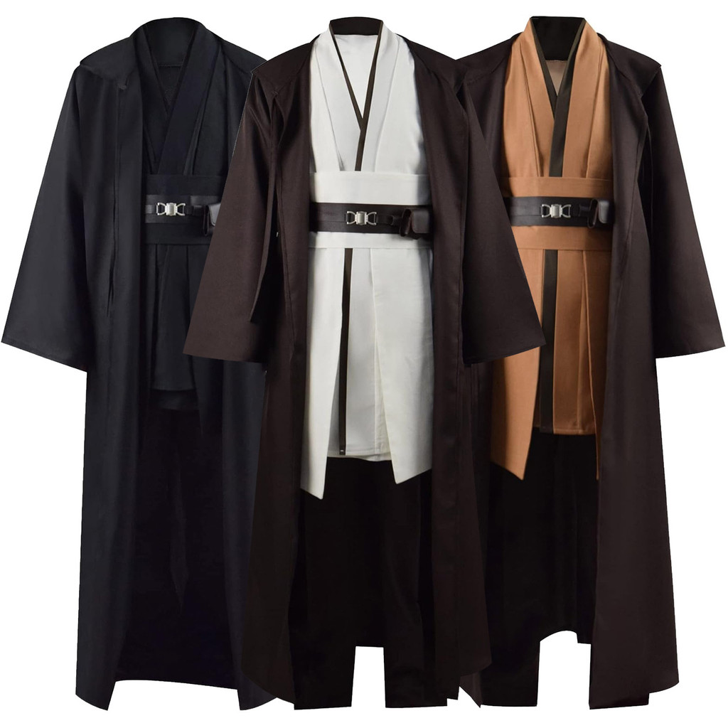 Jual Obi Wan Cosplay Kenobi Men's Costume Robe Adult Male Je Knight ...