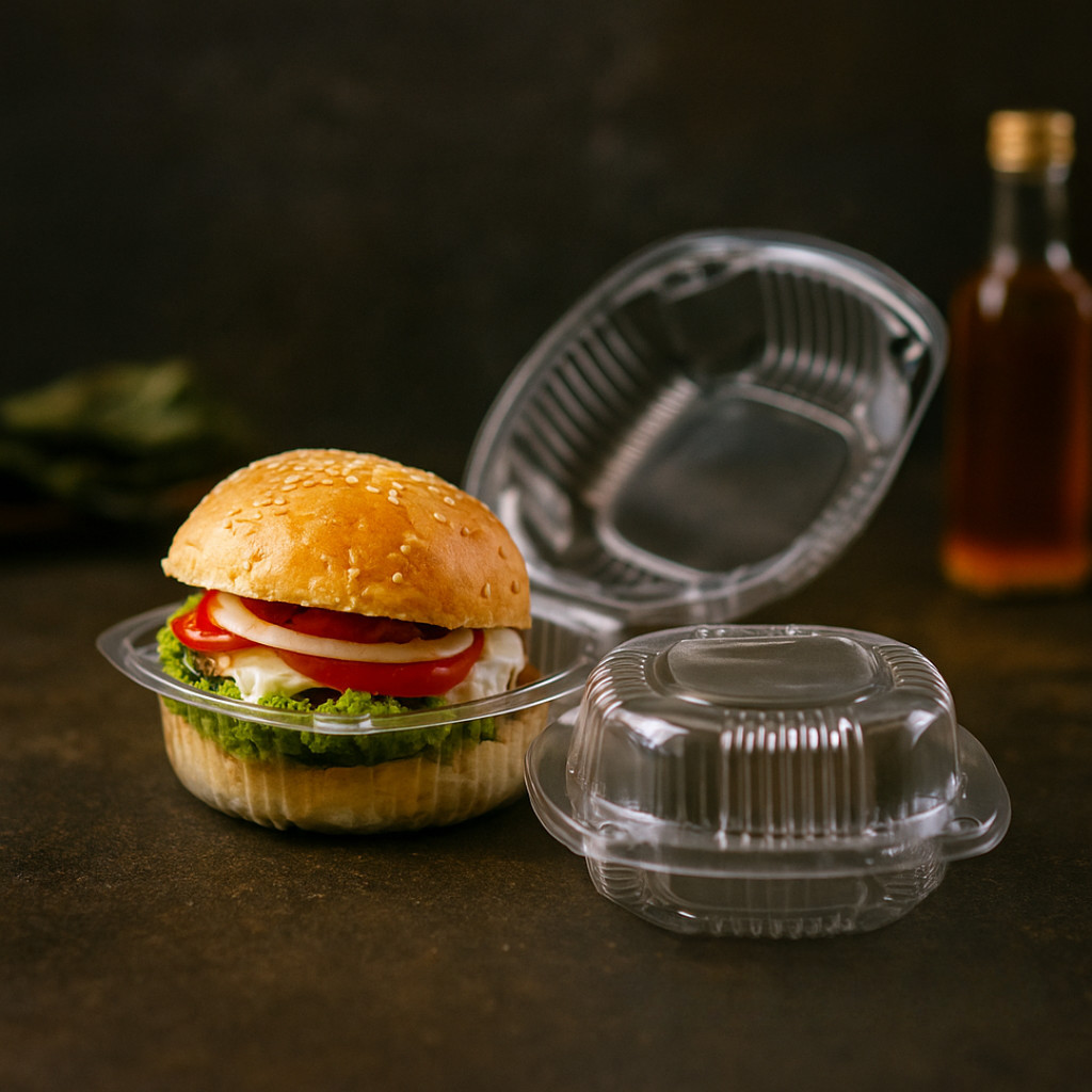 Jual (Stok kosong) Mika Burger – Kemasan Praktis & Elegan untuk Burger ...