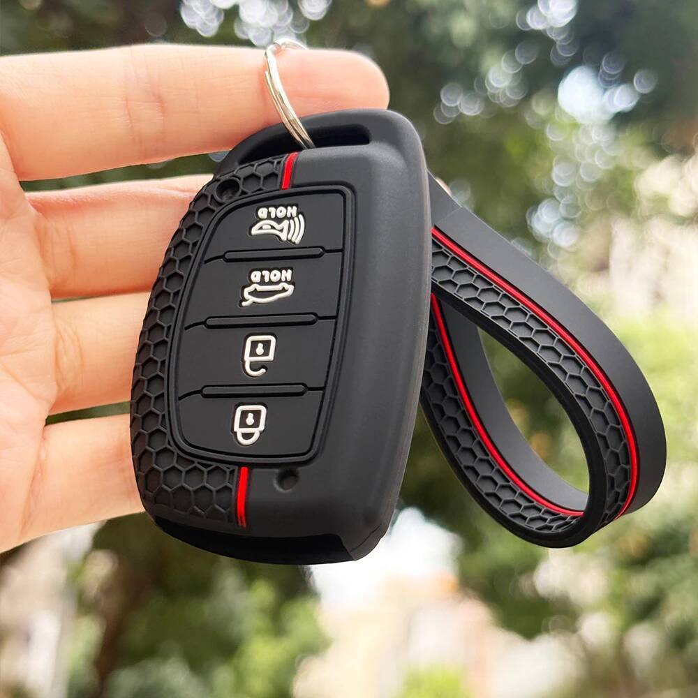 Jual Keychain Cover Car Key Shell Caps For Hyundai Tucson Kona Solaris ...