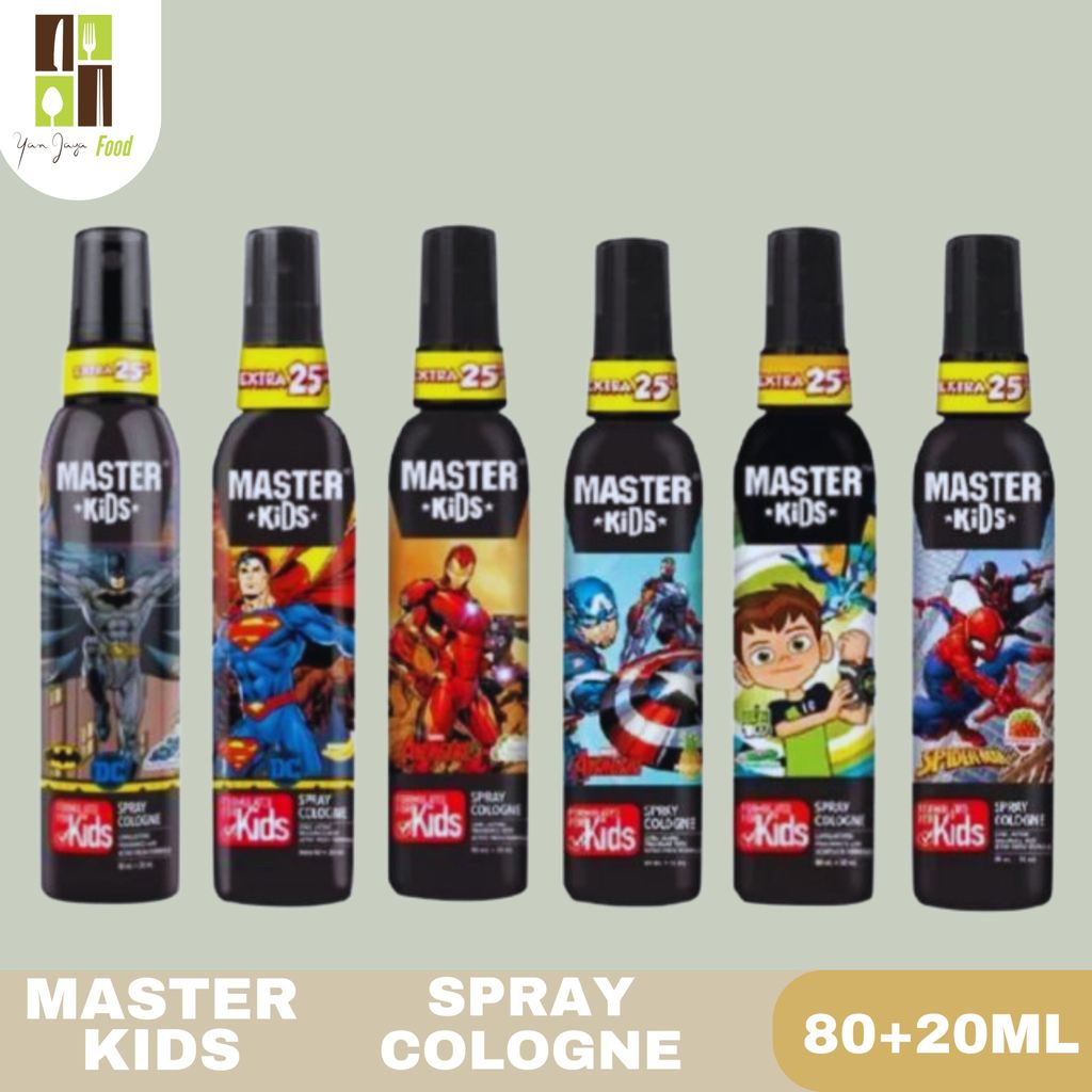Jual Master Kids Spray Cologne 80+20 ML / Parfum Anak / Batman ...