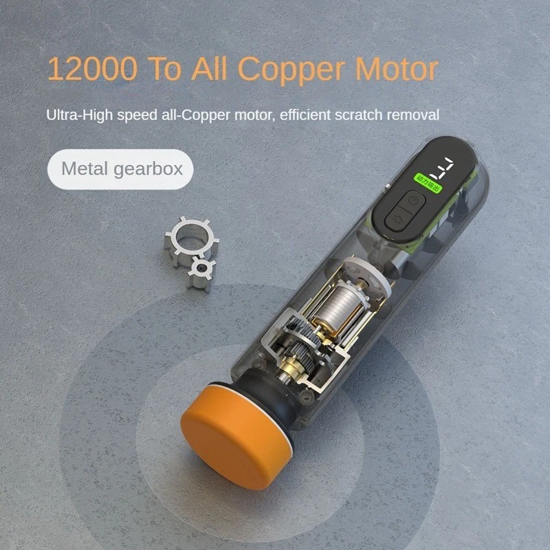 Jual Wireless 12000RPM Car Polisher & Waxer 3 in 1 Sanng Machine for ...