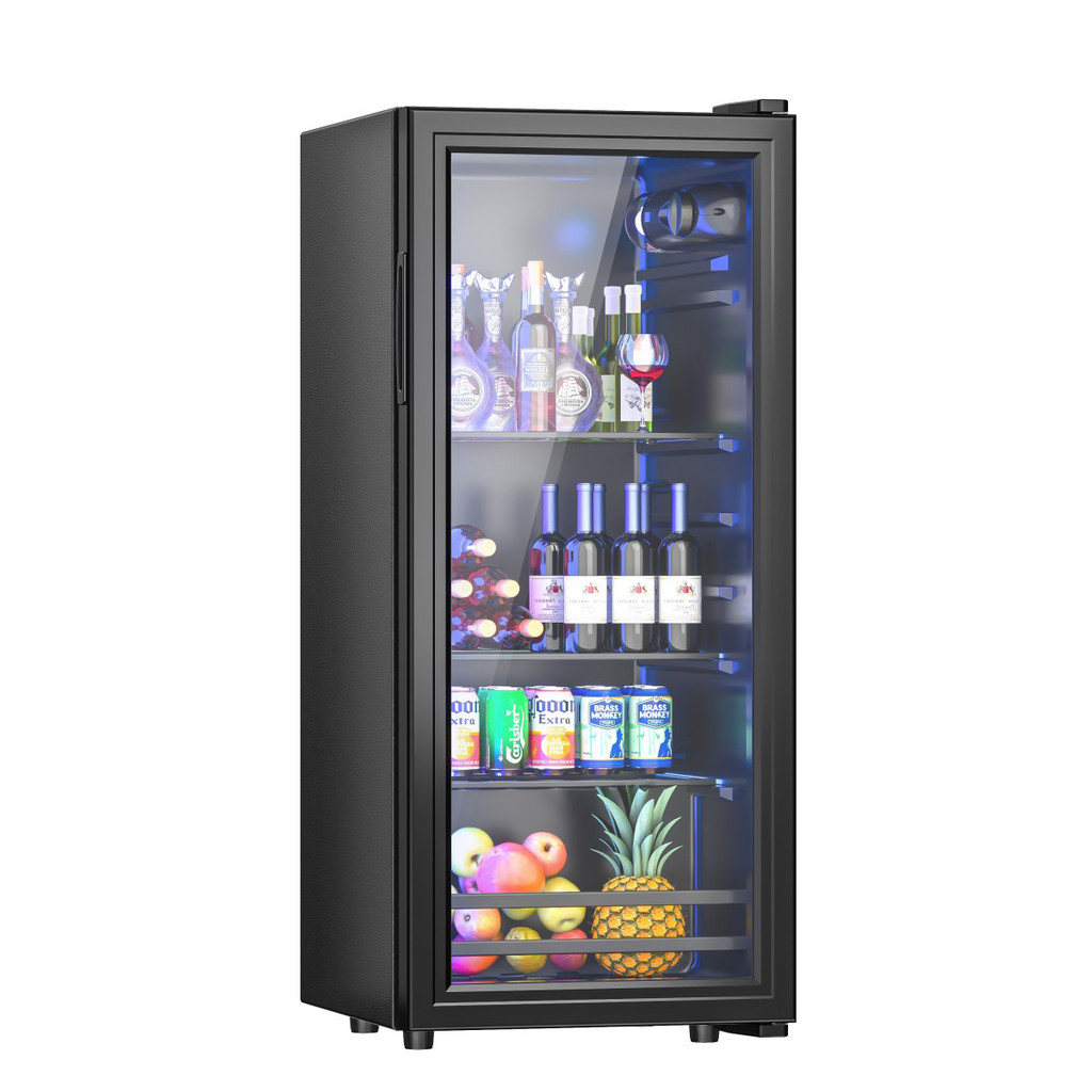 Jual Fridge122L Hotel Single Door Mini For Room Portable Coolers Glass ...