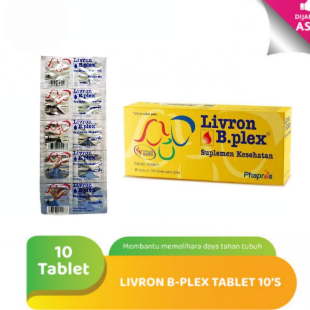 Jual Livron B Plex Strip 10 Tablet | Shopee Indonesia