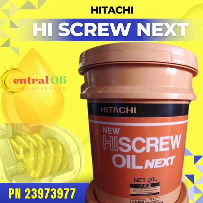 Jual Oli Kompresor Hitachi OIL HI SCREW NEXT OIL Hitachi Rotary ...