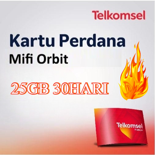 Jual Kartu Perdana Modem Wifi Mifi Orbit H1 H2 N1 N2 N3 25GB 30hari ...