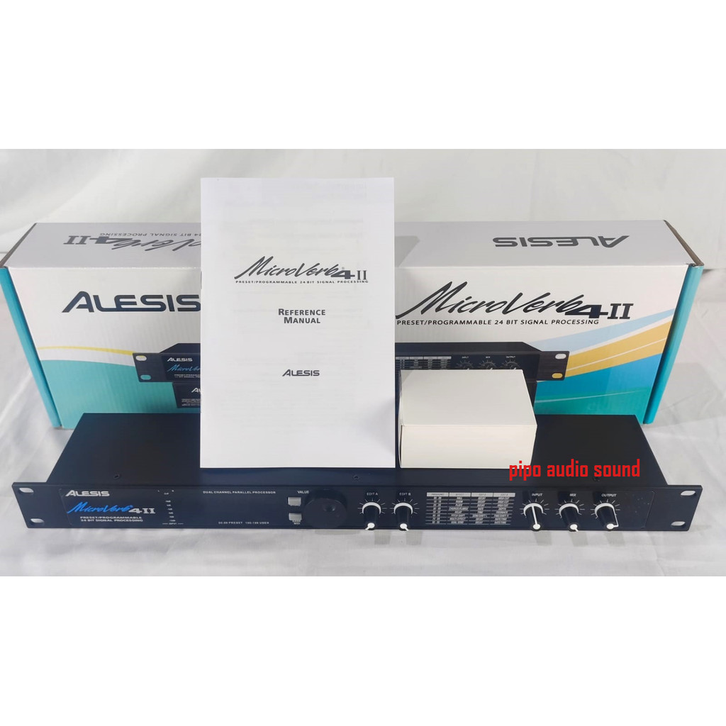 Jual EFEK VOCAL MICROVERB4 II STEREO 256 DSP MADE TAIWAN KUPING BESI II ...