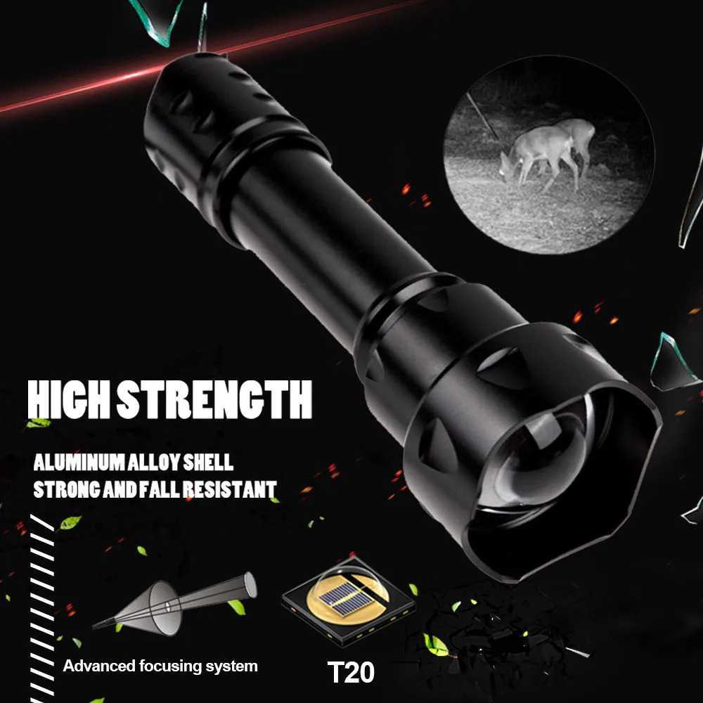 Jual BORUiT Senter Infrared Flashlight Night Vision 850nm T20 LED IPX6 ...