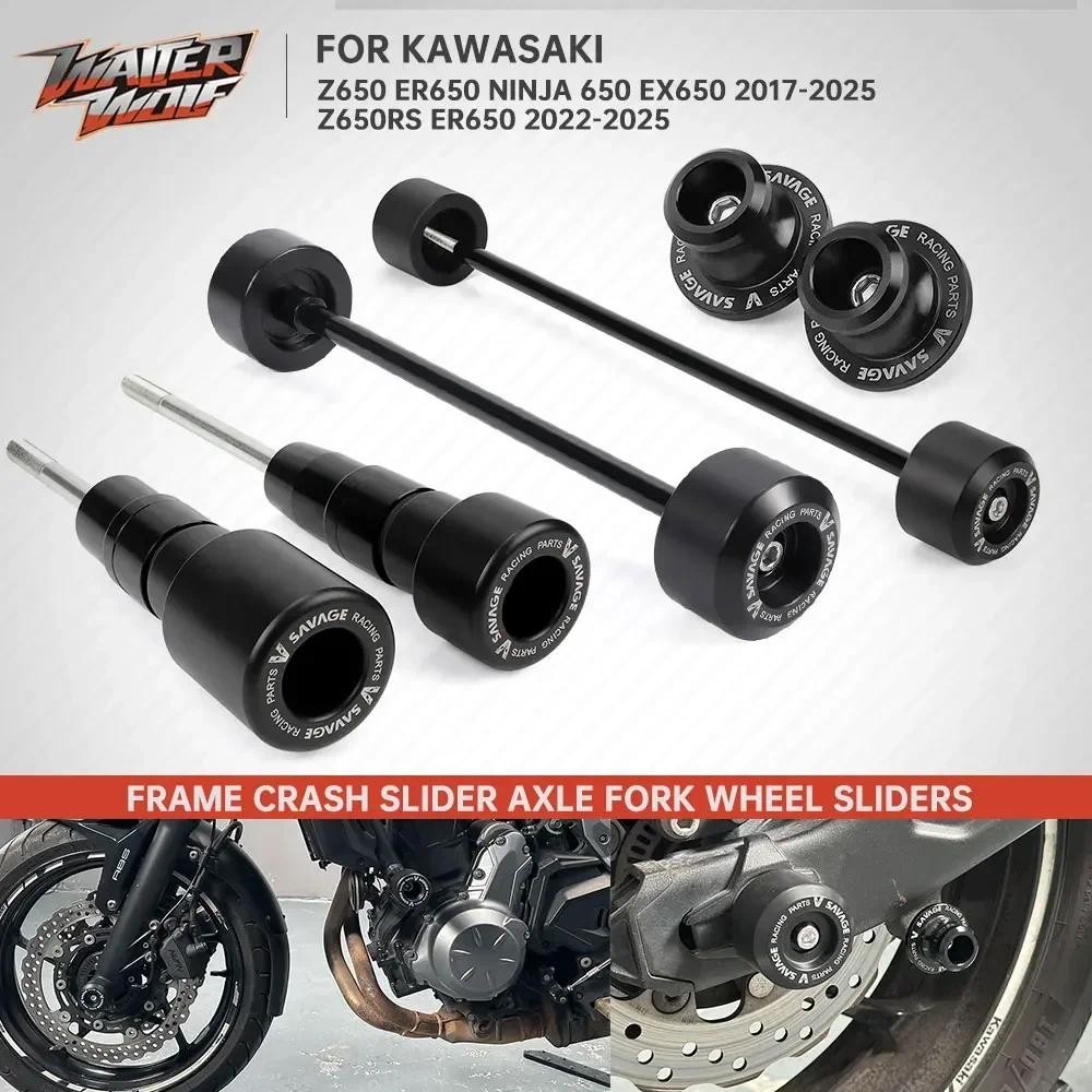 Jual Motorcycle Frame Sliders Axle Wheel Slider For Kawasaki Ninja 650 ...