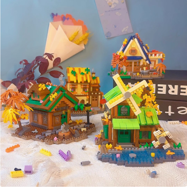 Jual SAMULSHOP Tree House rumah Building Blocks Mini Kabin Hutan Model ...