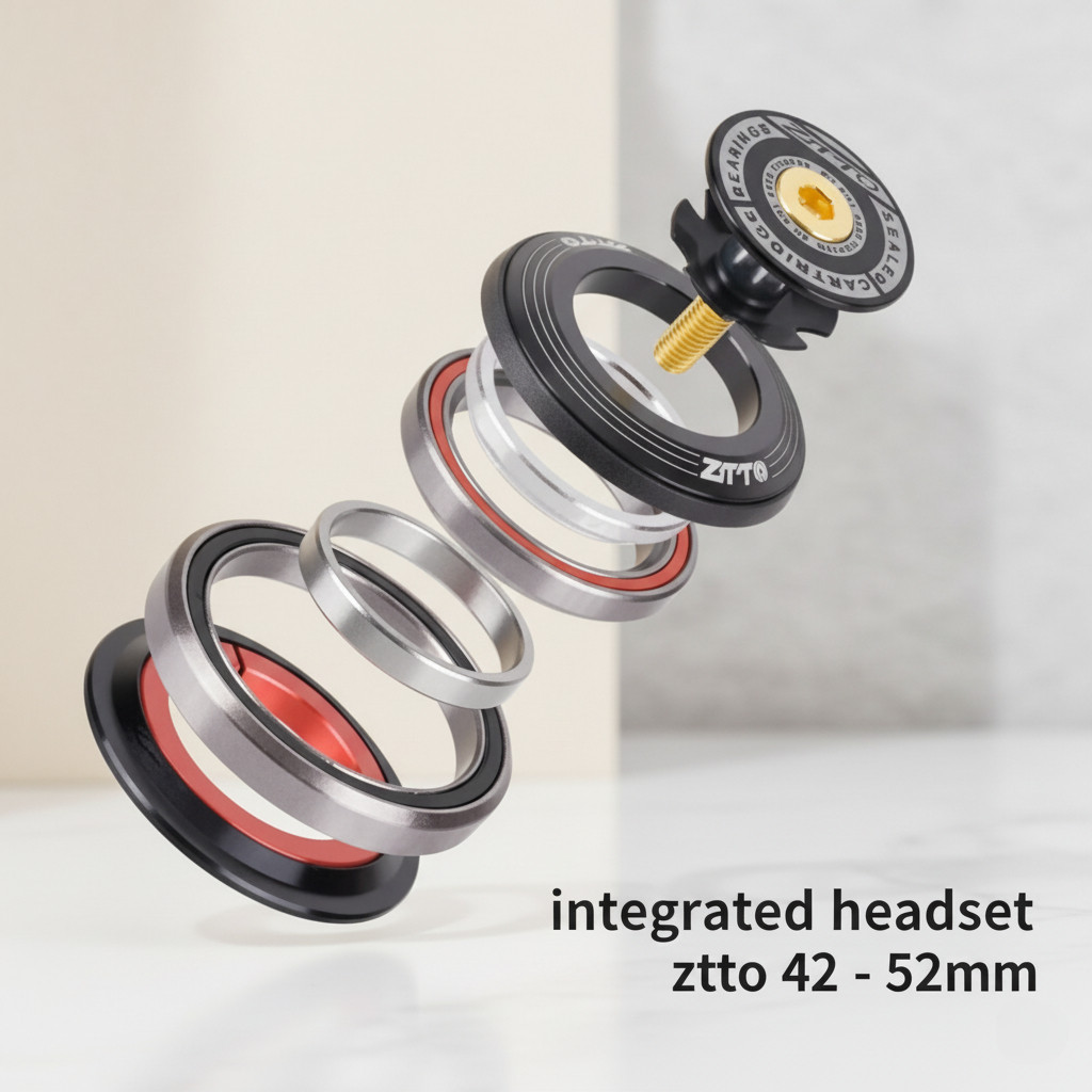 Jual Headset ZTTO integrated 42 52 mm seal bearing taper taperred or OS ...