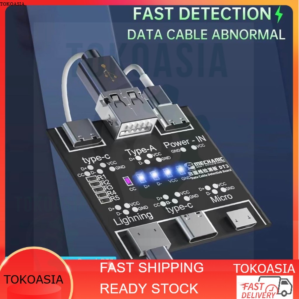 Jual MECHANIC DT3 Data Cable Detection Board USB Cable Tester Short ...