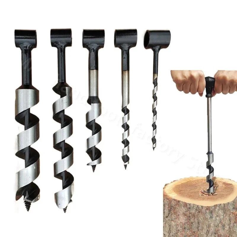 Jual Bushcraft Hand Drill Carbon Steel Manual Auger Drill Portable ...