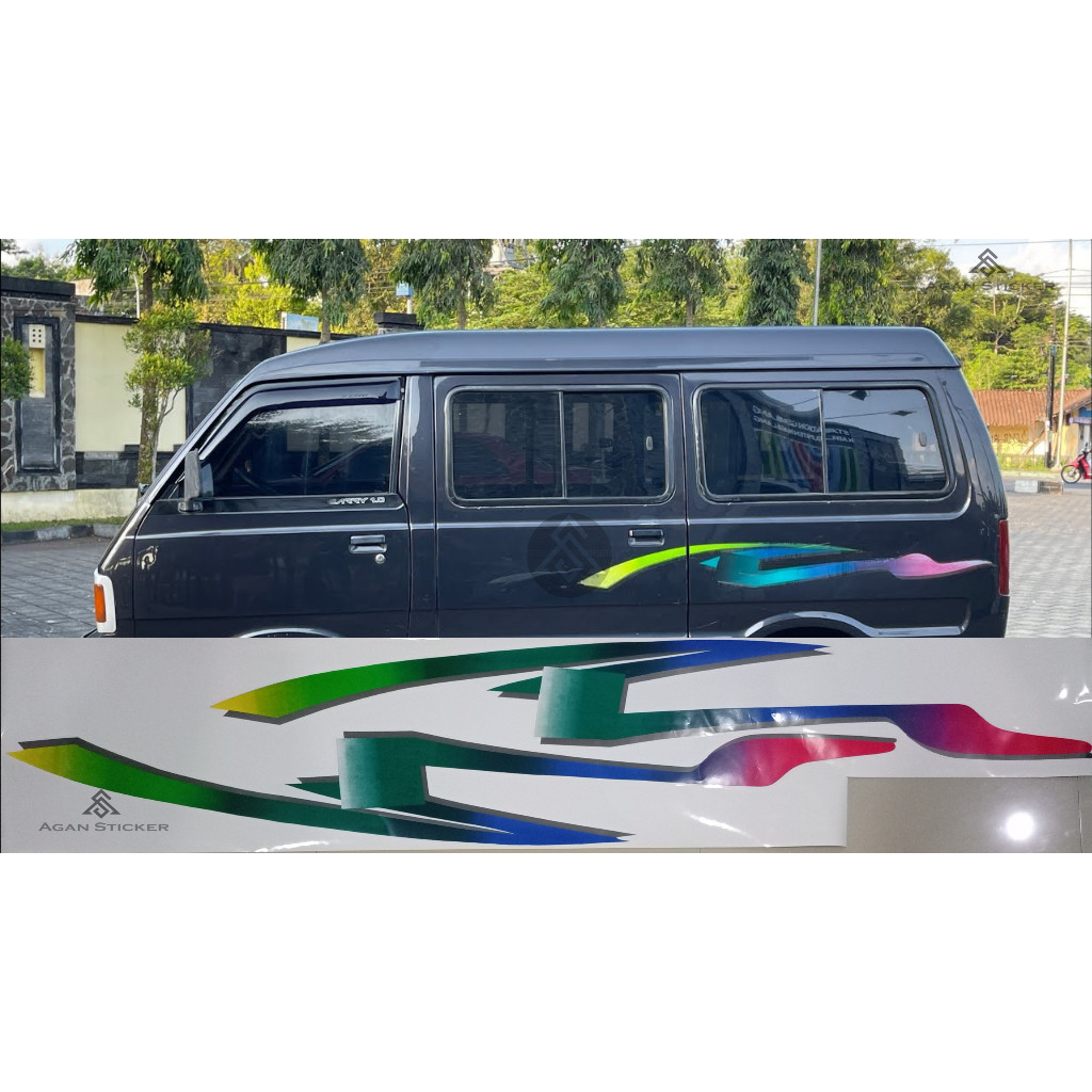 Jual Stiker Carry PV Sticker Mobil Carry Stiker body samping mobil ...